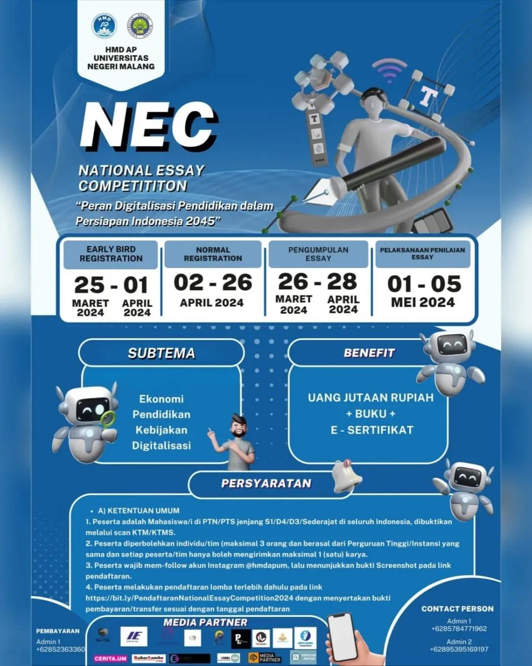 NEC (Nasional Essay Competition) - Program Studi PPKn UAD