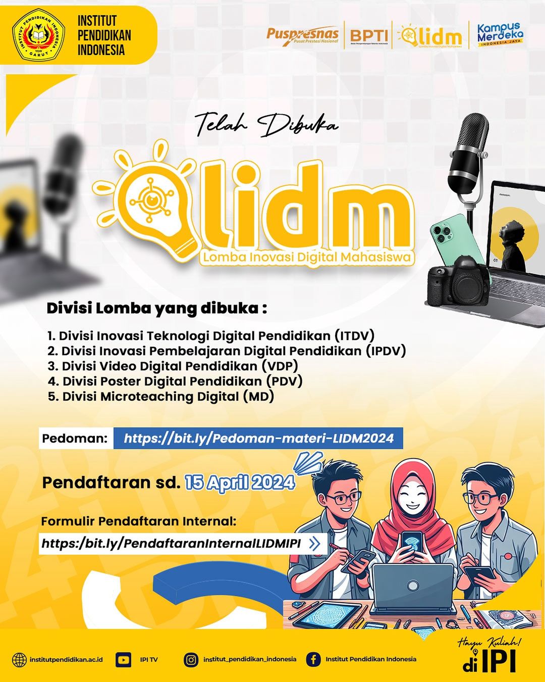 LIDM (Lomba Inovasi Digital Mahasiswa) - Program Studi PPKn UAD