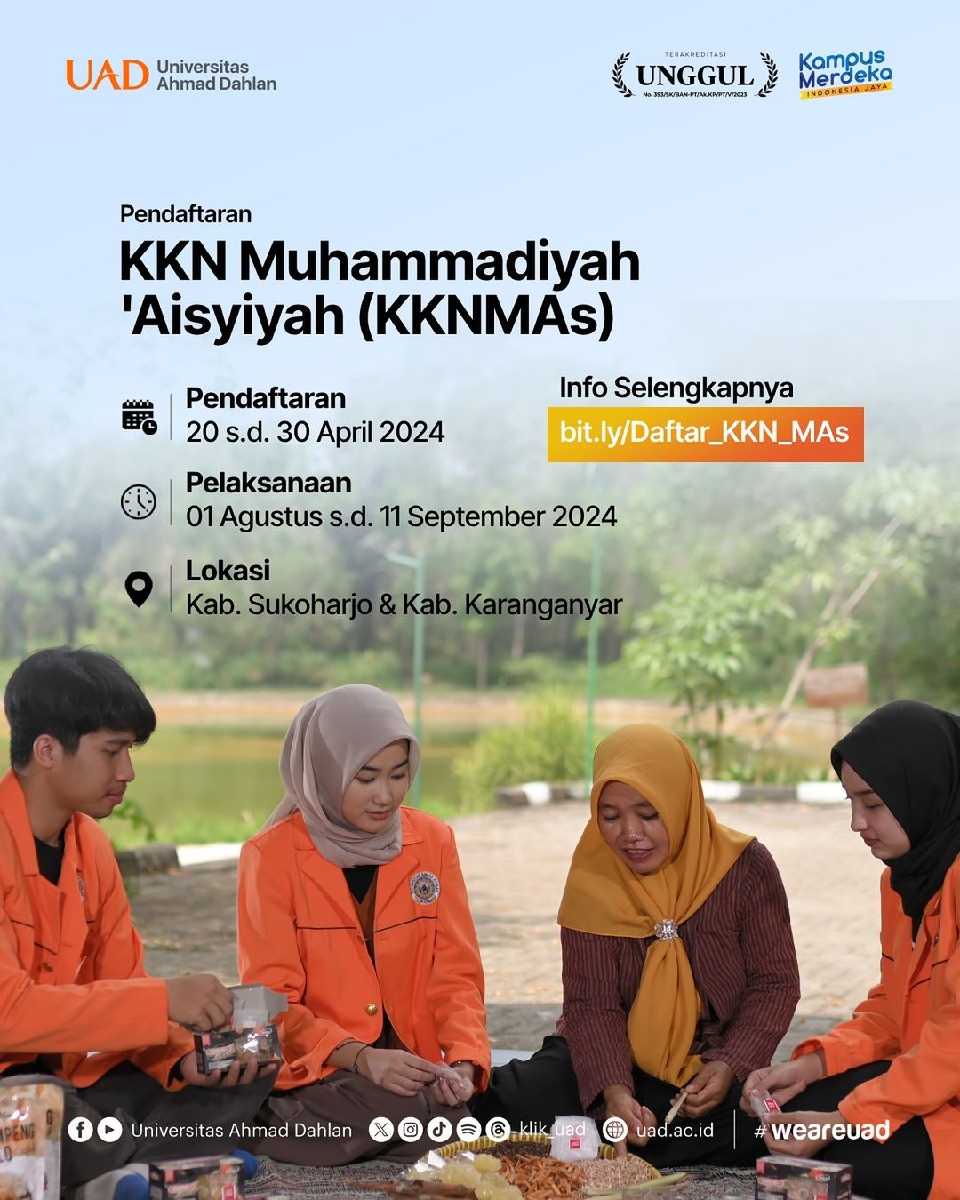 Dibuka Pendaftaran KKN Reguler Periode Ke-130 (KKN MAs) - Program Studi ...