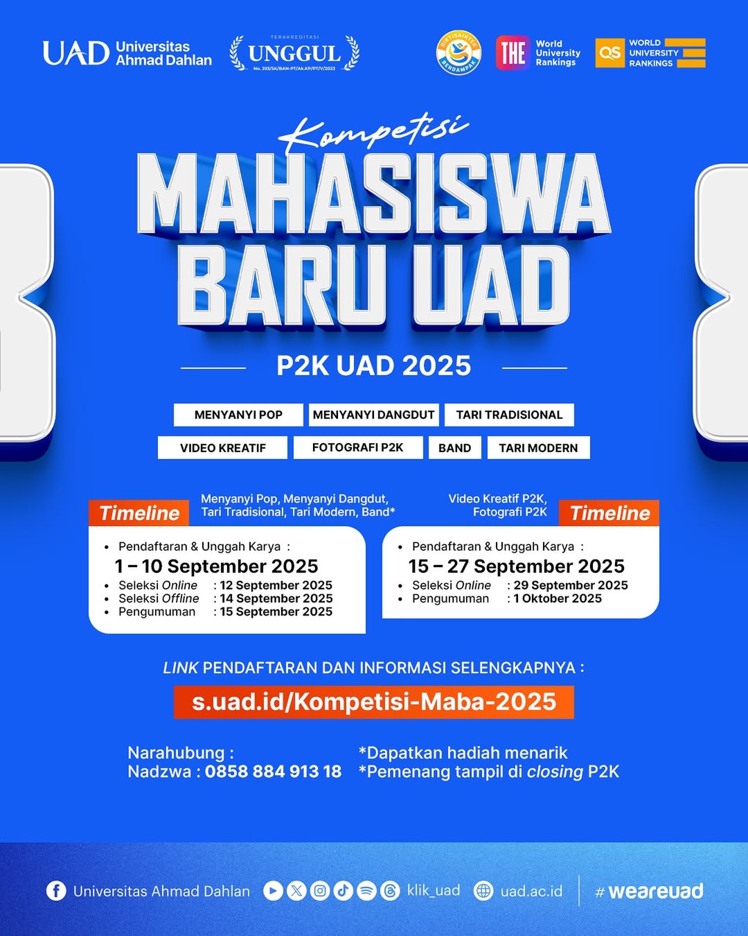 Kopetensi Mahasiswa Baru P2K UAD 2025 - Program Studi PPKn UAD