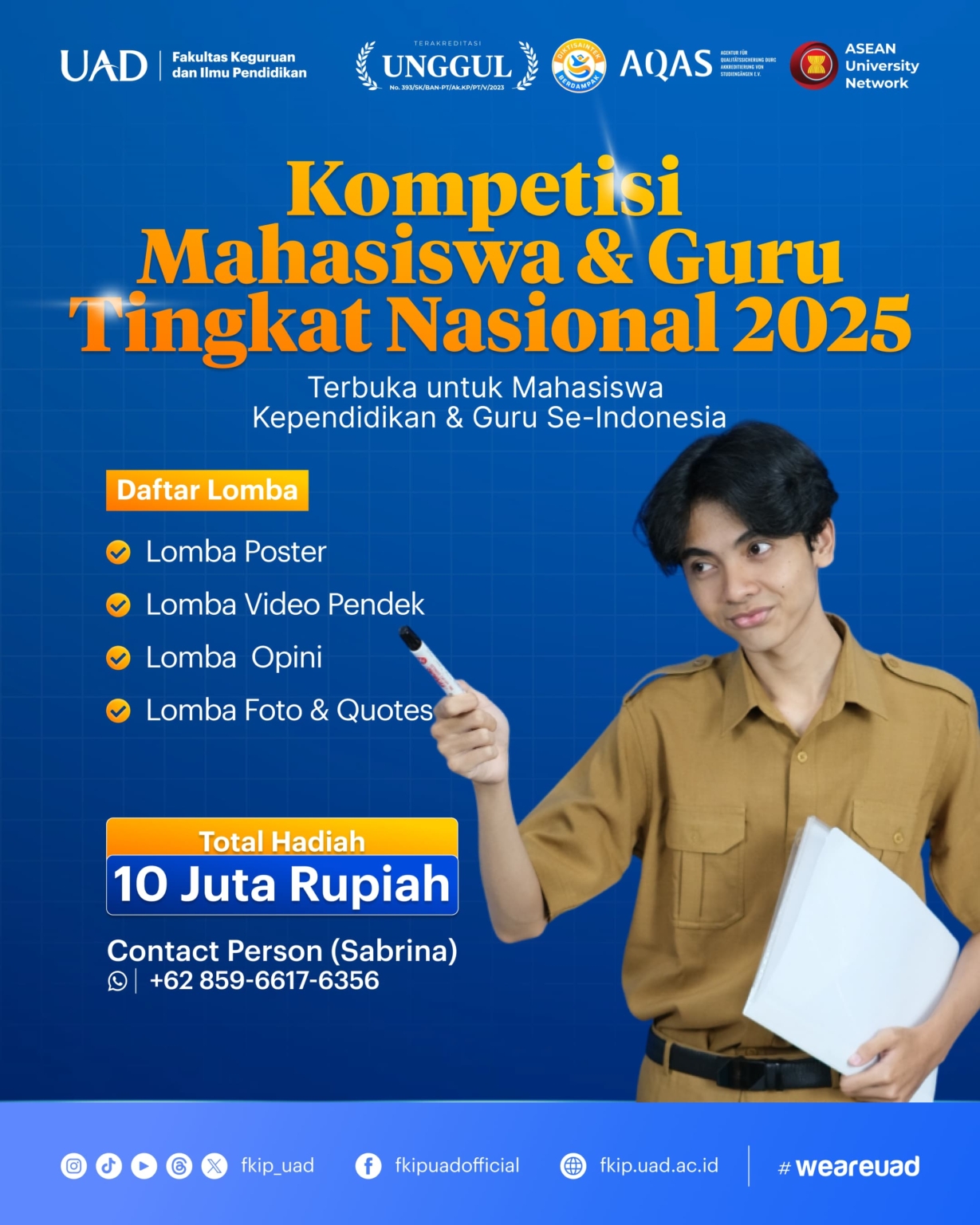 Lomba Bangga Jadi Guru 2025 - Program Studi PPKn UAD