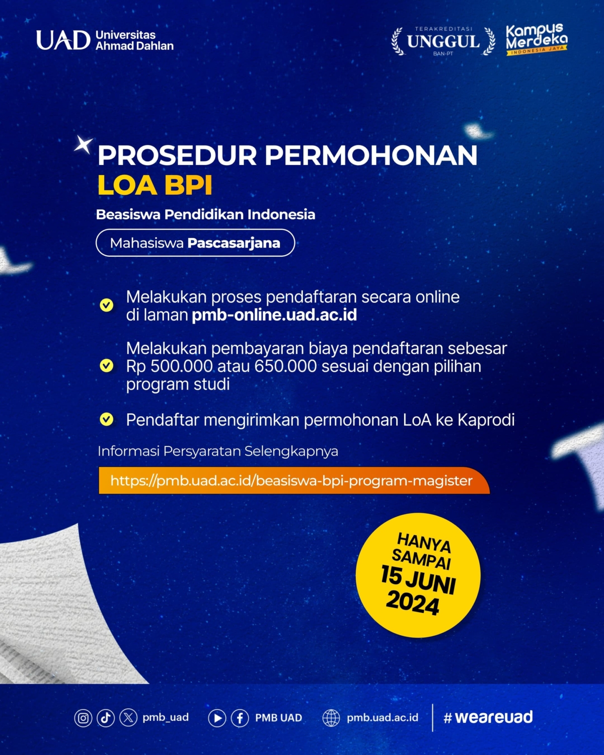 Prosedur Permohonan LoA PBI - Program Studi PPKn UAD