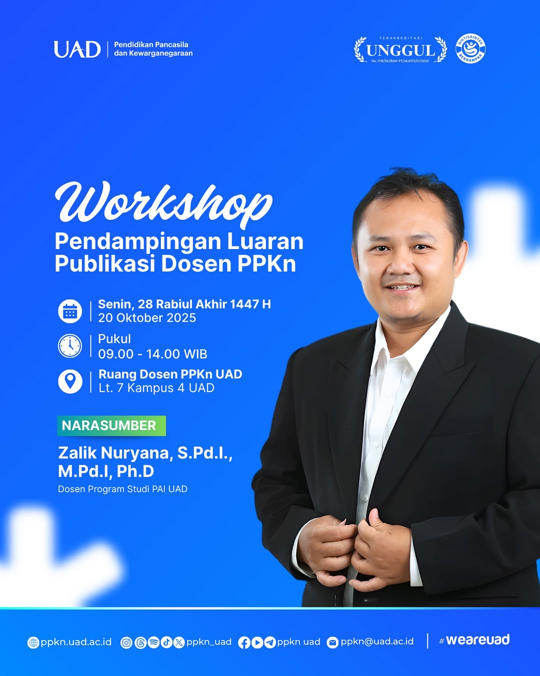 Tingkatkan Kualitas Luaran Ilmiah, PPKn UAD Gelar Workshop Pendampingan ...
