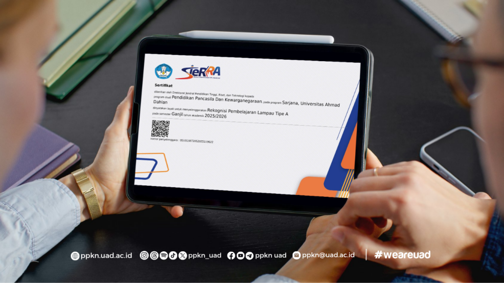 Program Studi PPKn UAD Raih Izin Penyelenggaraan Rekognisi Pembelajaran Lampau (RPL) Tipe A ...